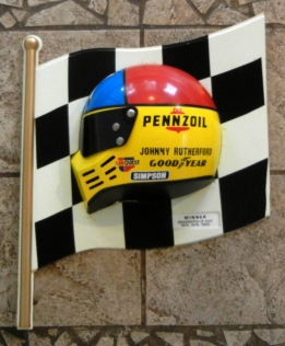 500 Legends: JOHNNY RUTHERFORD 1980 FULL SCALE PENNZOIL SIMPSON MODEL ...